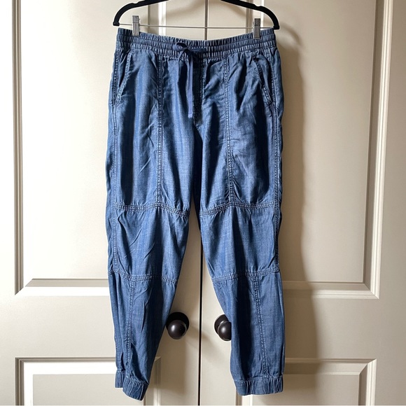 GAP | Pants & Jumpsuits | Gap Utility Tencel Seamed Jogger Light Indigo | Poshmark